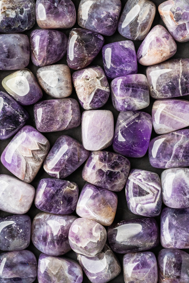 Amethyst Tumbled Stone – Jade Mystics